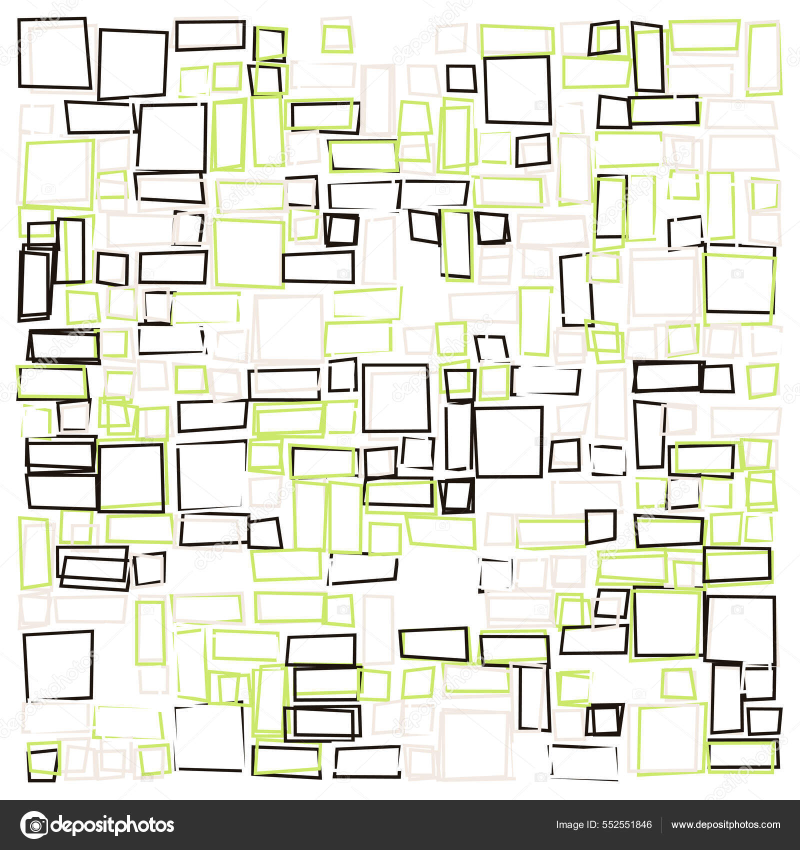 Offset Quads Generative Art Background Stock Vector Image by ©Yuriy ...