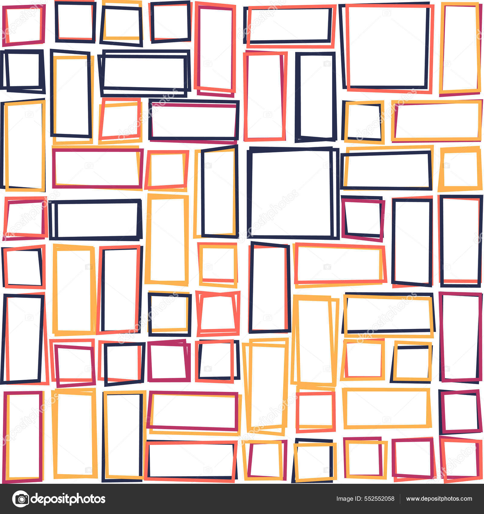 Offset Quads Generative Art Background Stock Vector by ©Yuriy_Vlasenko ...