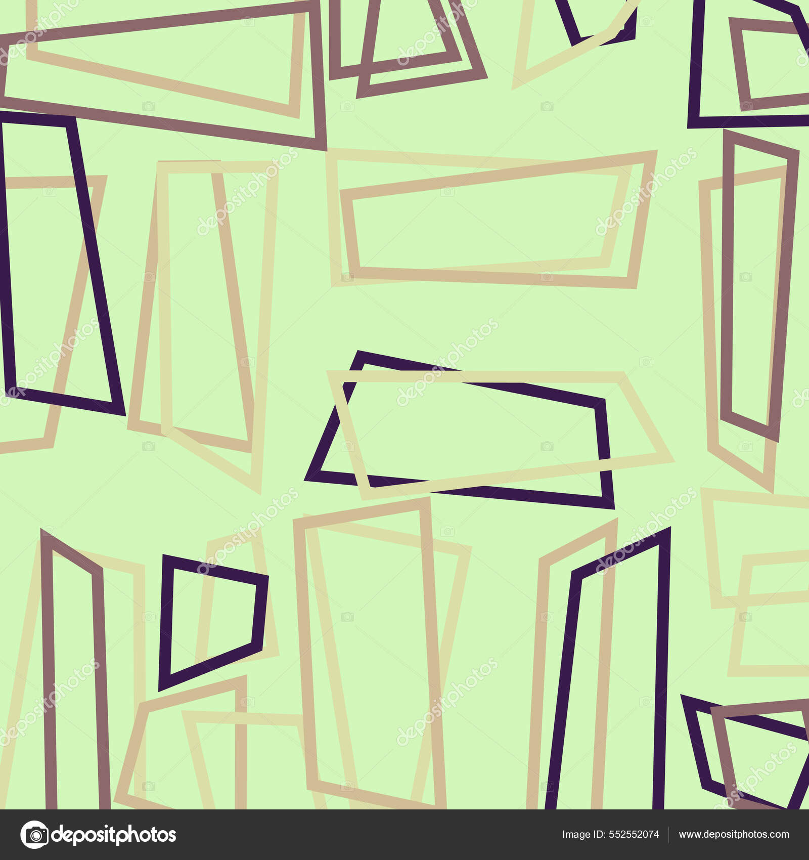 Offset Quads Generative Art Background Art Illustration Stock Vector ...