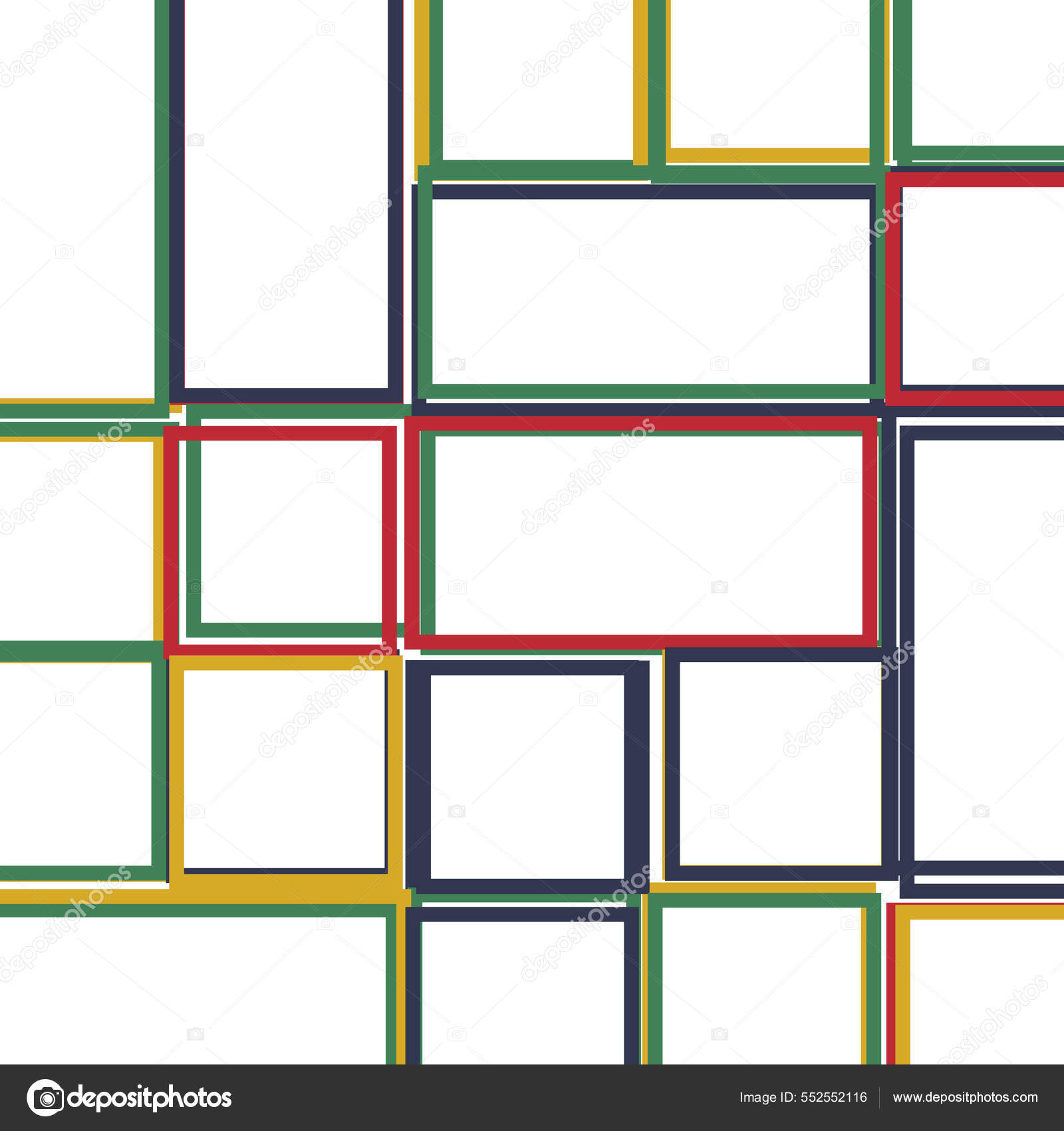 Offset Quads Generative Art Background Art Illustration Stock Vector by ...