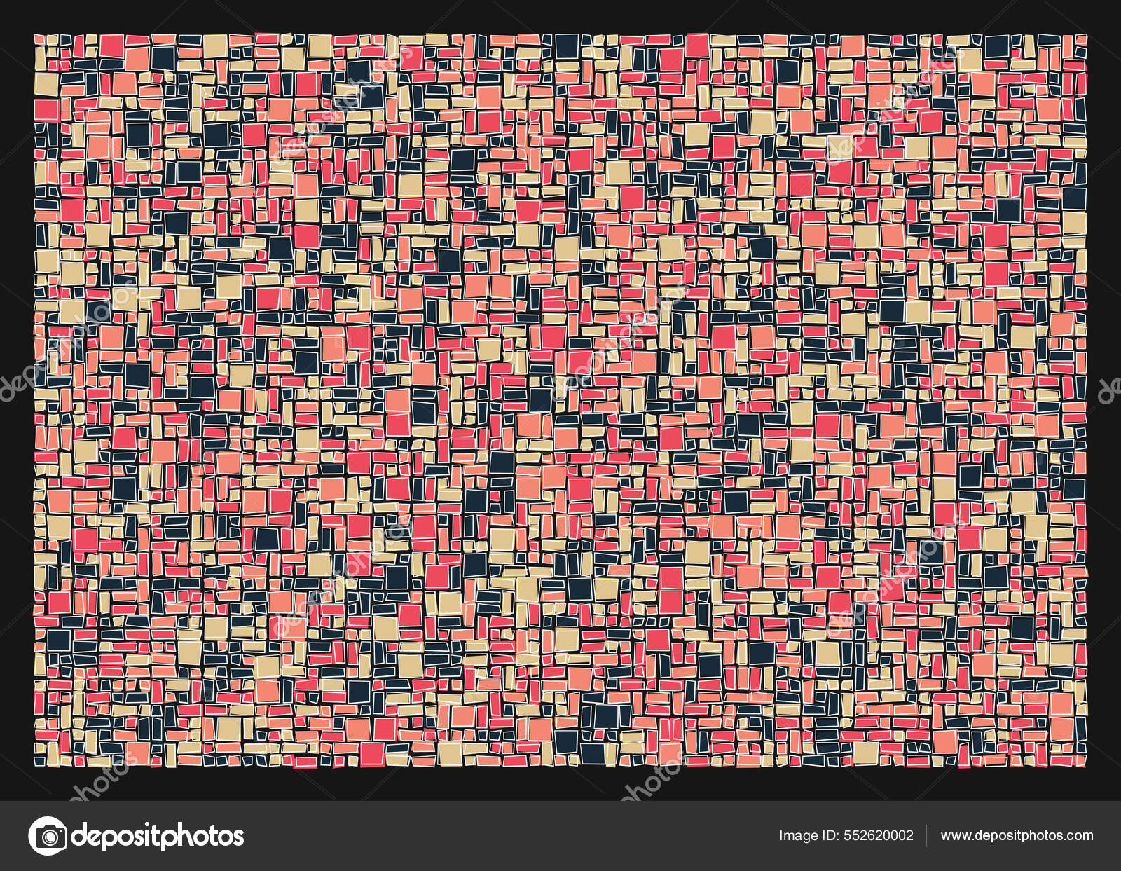 Offset Quads Generative Art Background Stock Vector by ©Yuriy_Vlasenko ...