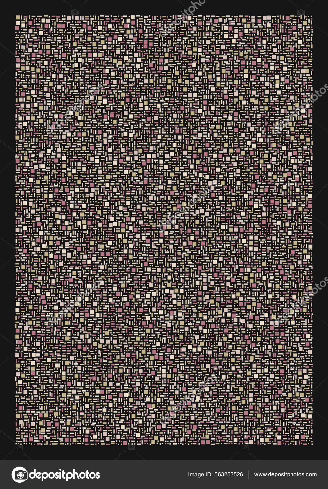 Offset Quads Generative Art Background Vector Illustration Stock Vector ...