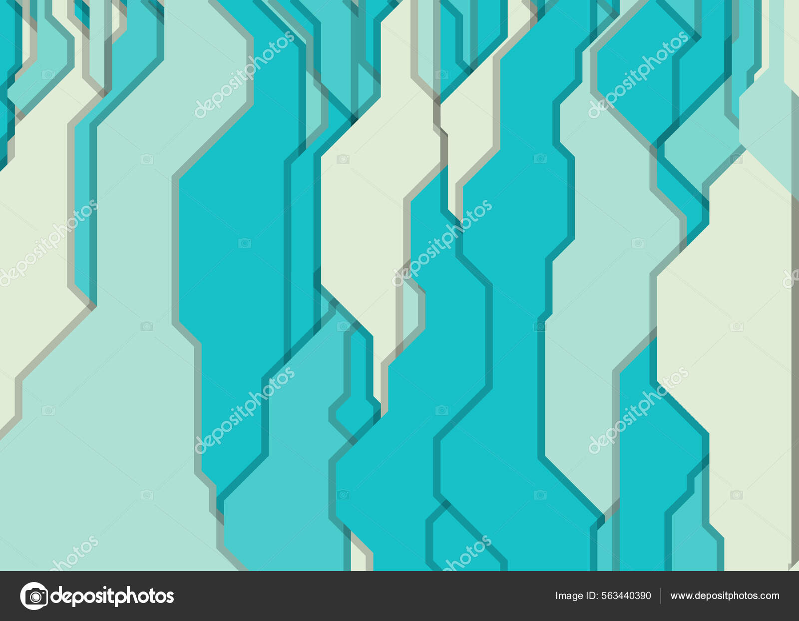 Vertical Lines Generative Art Background Vector Illustration Stock ...