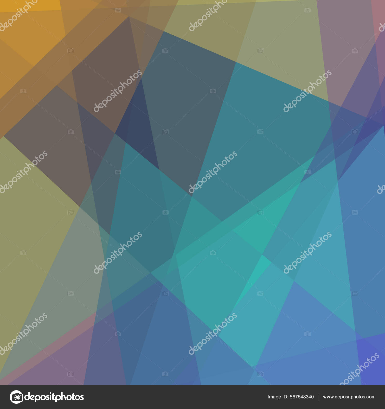 Abstract Computational Color Polygones Background Illustration Stock ...