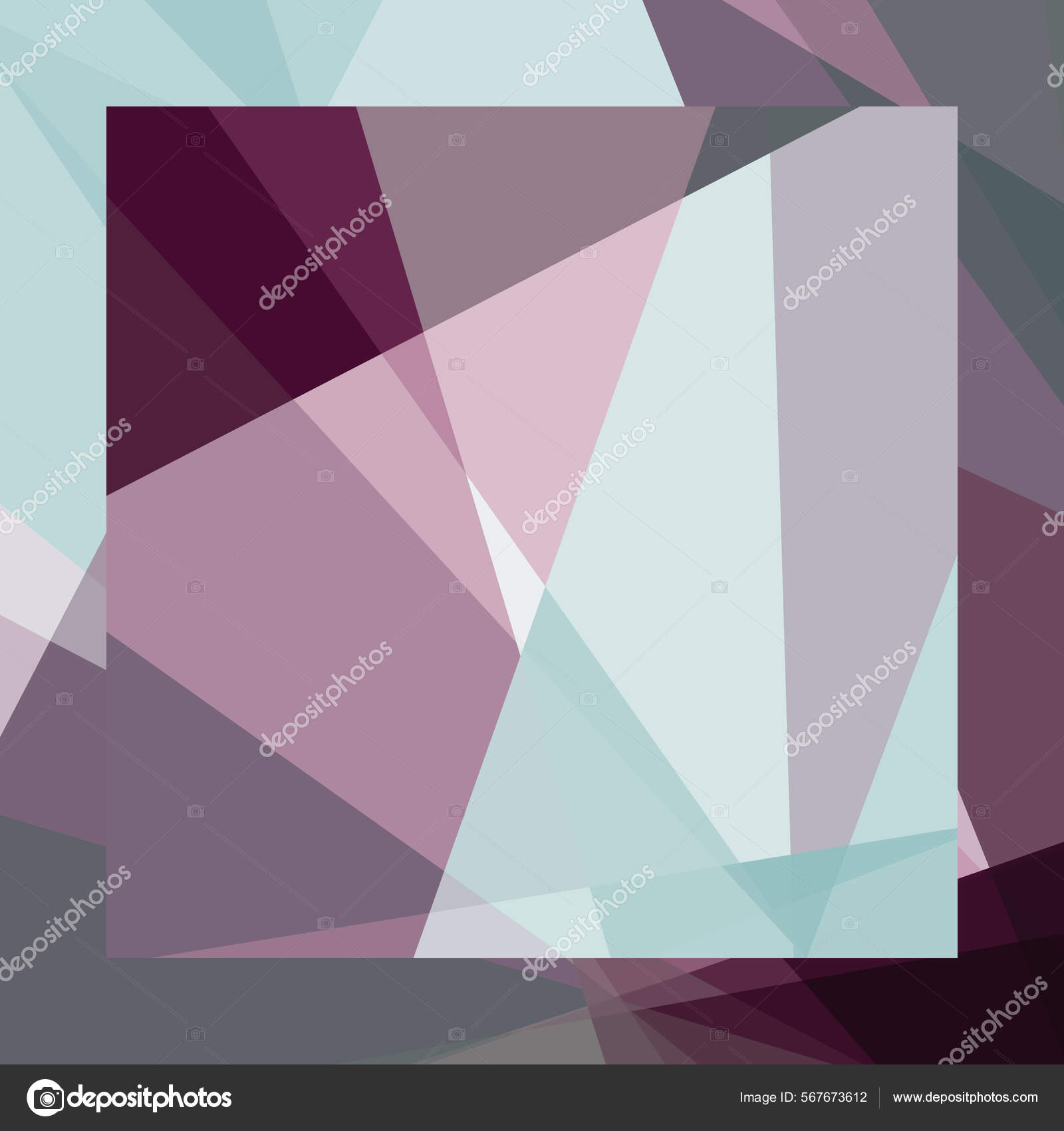 Abstract Computational Color Polygones Background Illustration Stock ...