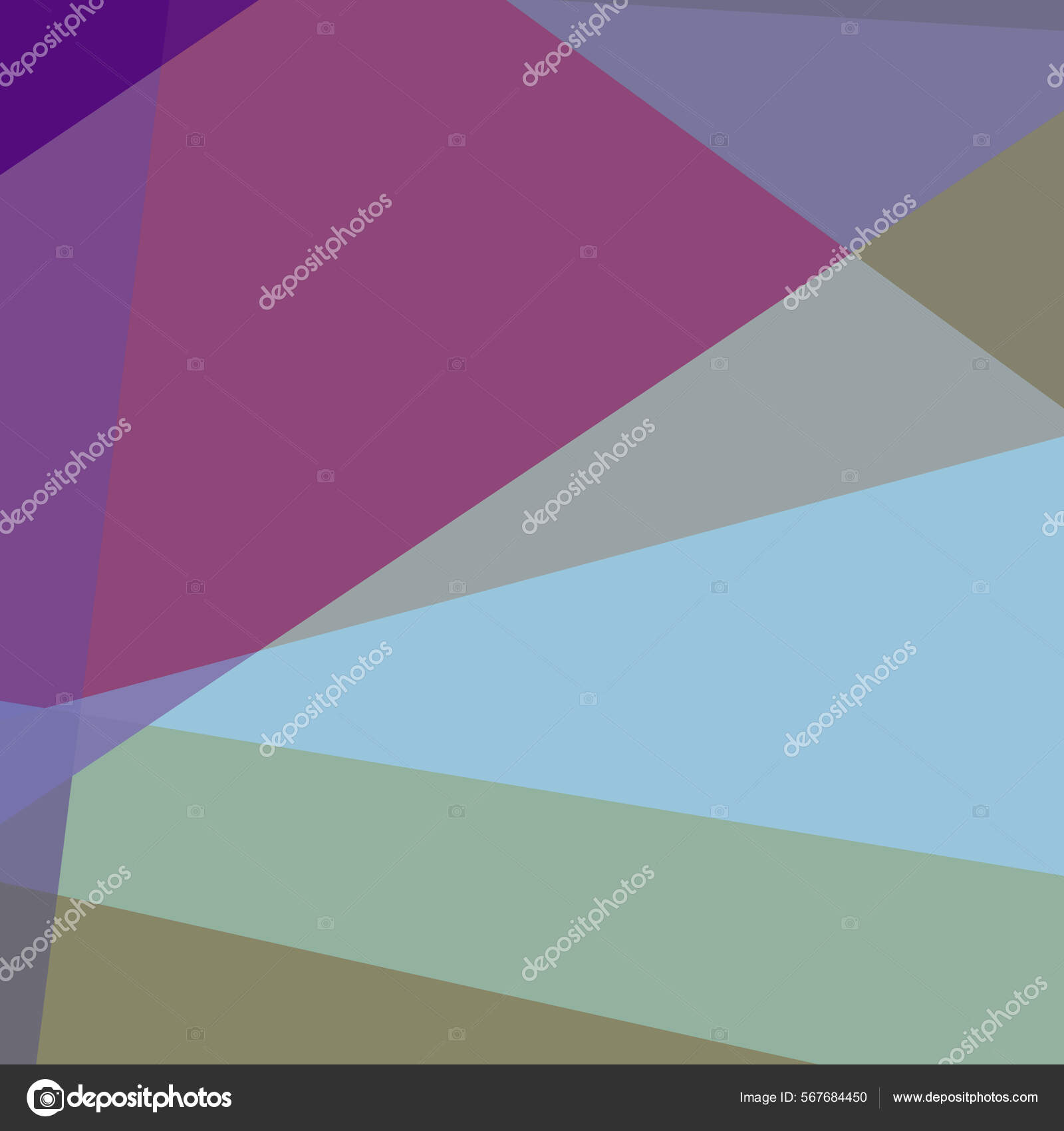 Abstract Computational Color Polygones Background Illustration Stock ...