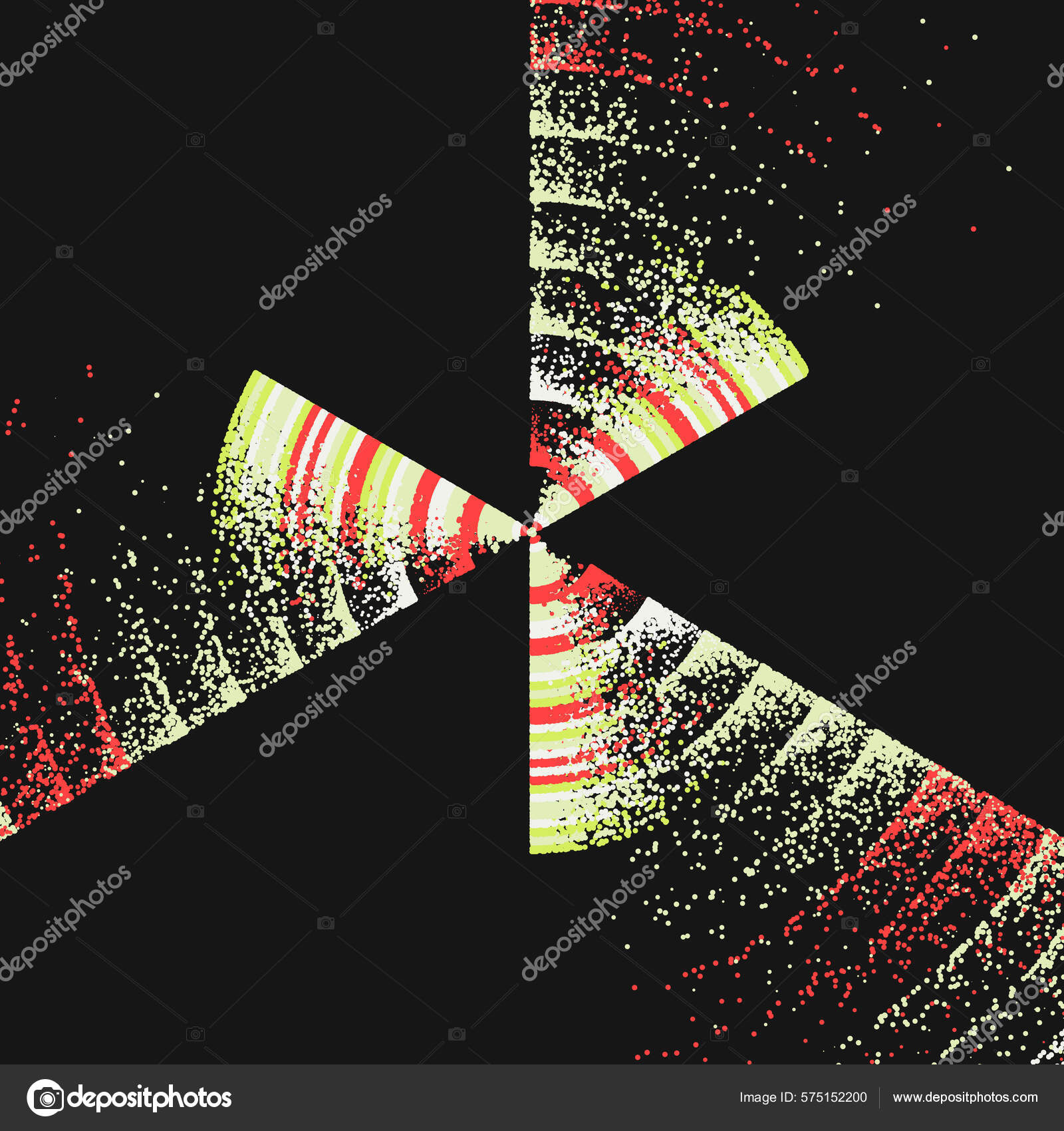 Noise Gradient Swirl Algorithm Implementation Illustration Stock Vector