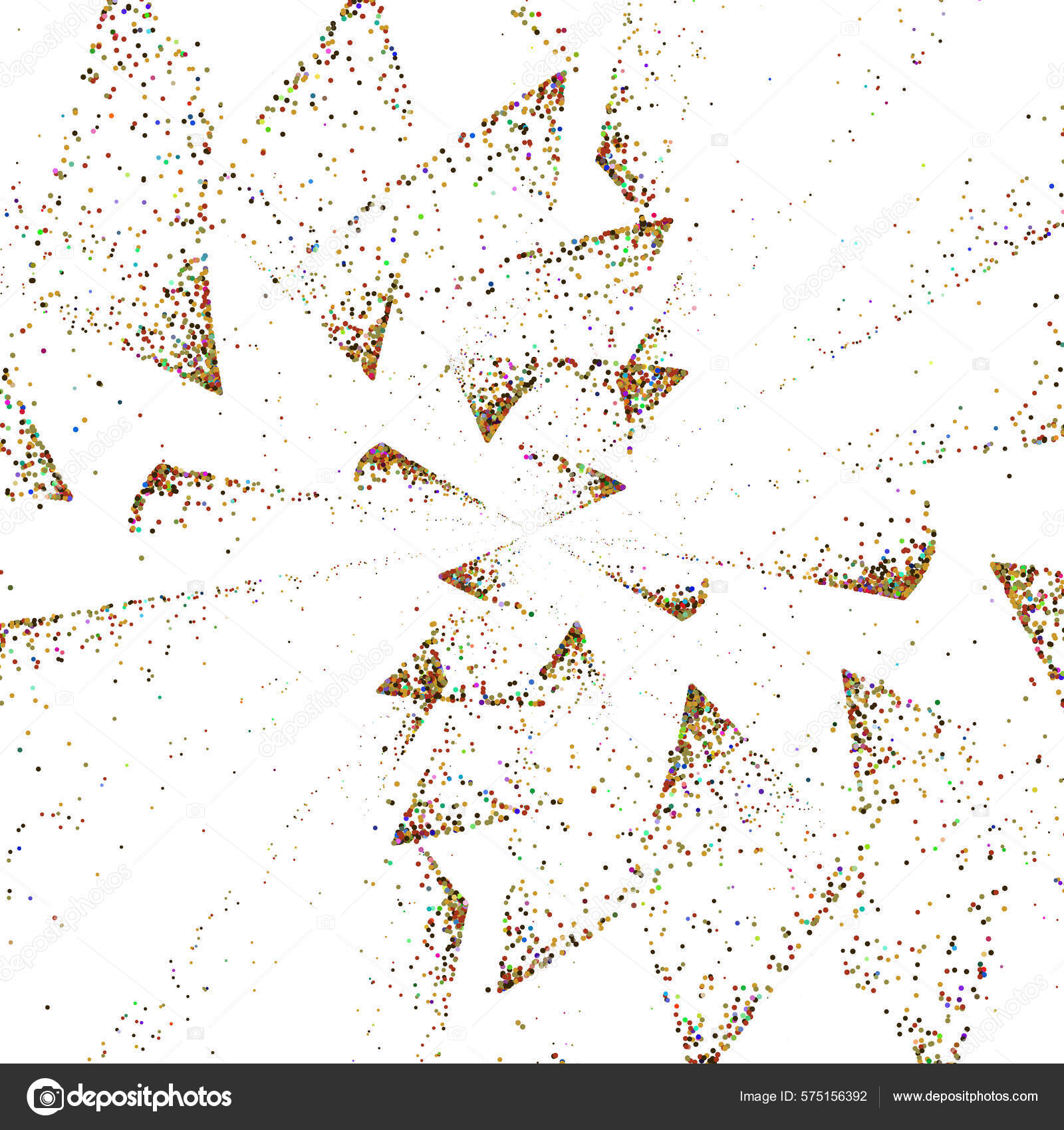 Noise Gradient Swirl Algorithm Implementation Illustration Stock Vector