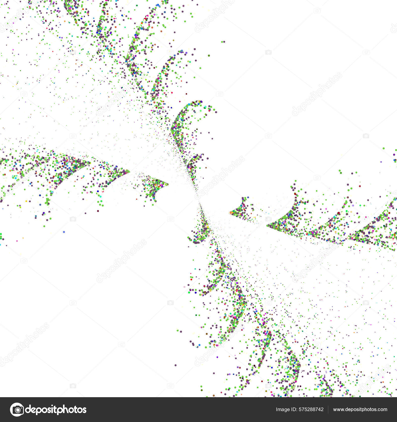 Noise Gradient Swirl Algorithm Implementation Illustration Stock Vector