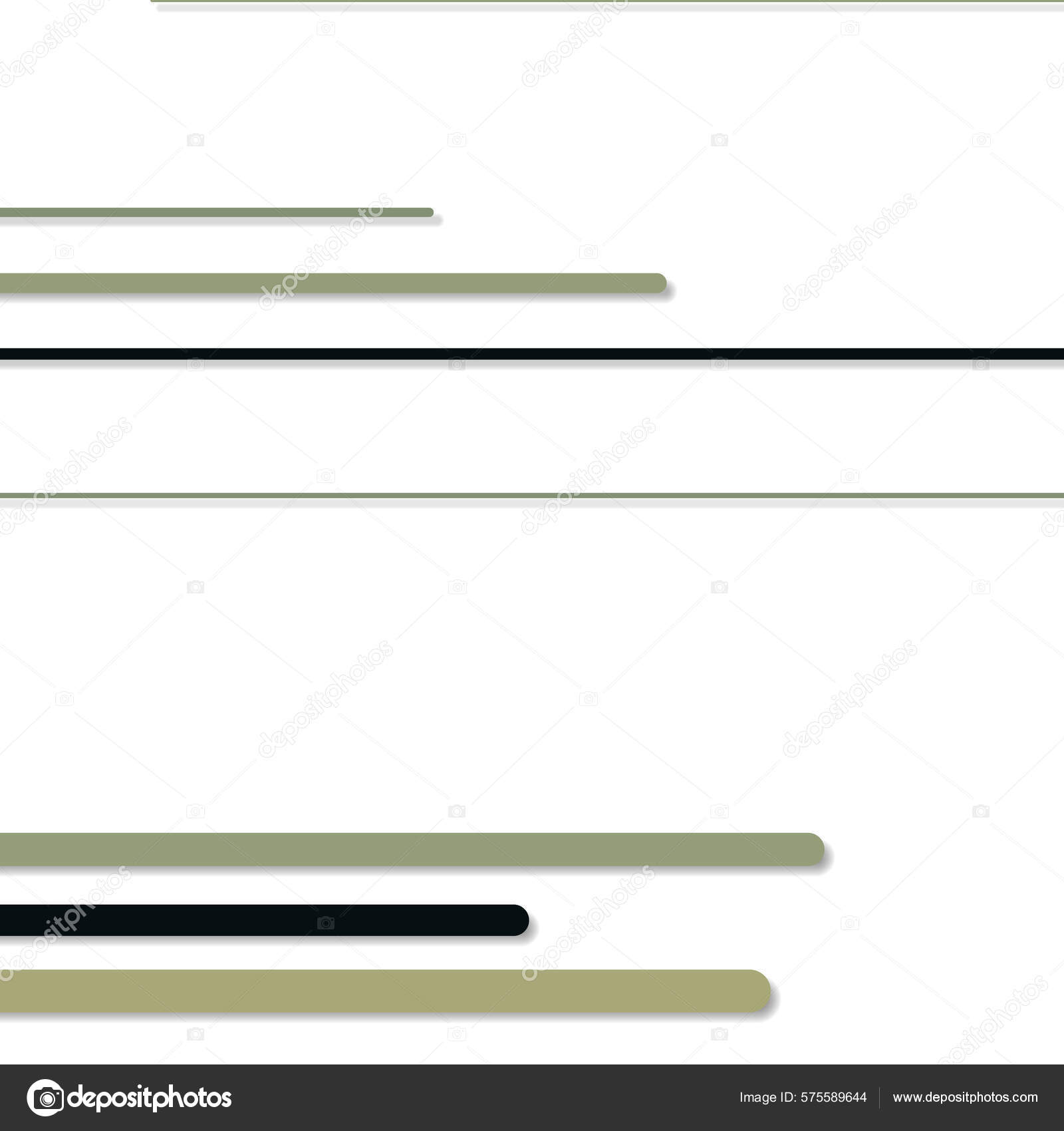 Ilustración Líneas Franja Flujo Color Aleatorio Vector de stock ...