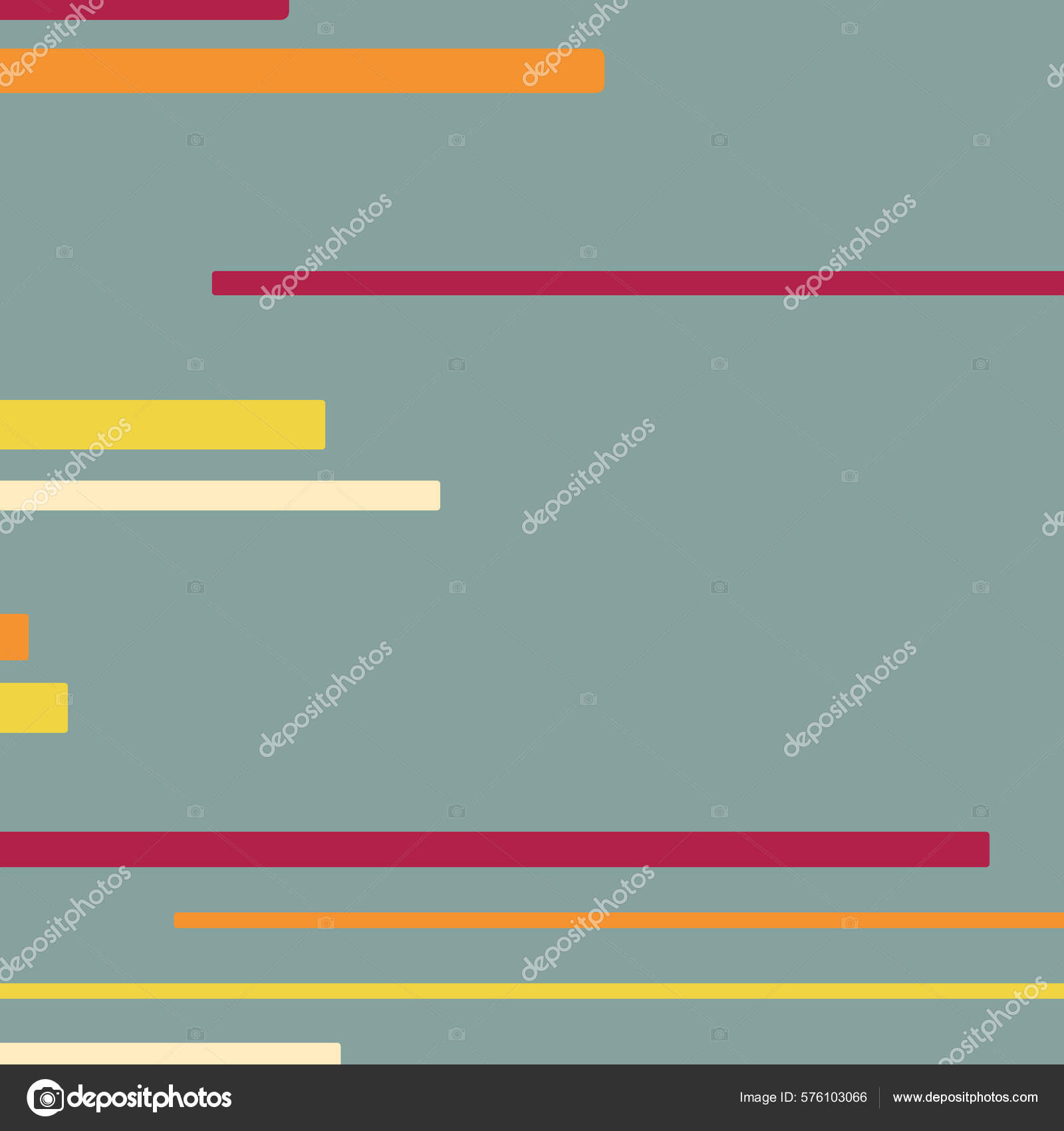 Random Color Flowing Stripe Lines Illustration Stock Vector by ©Yuriy ...