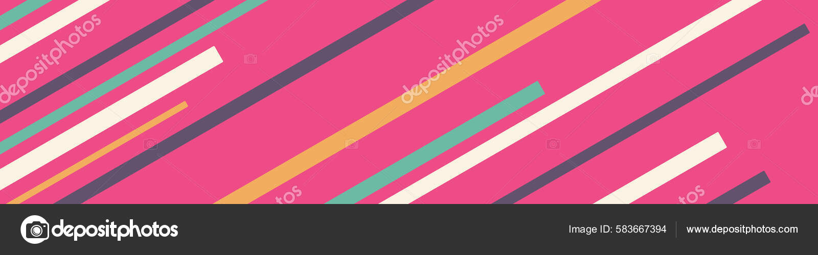 Random Color Flowing Stripe Lines Illustration Stock Vector by ©Yuriy ...
