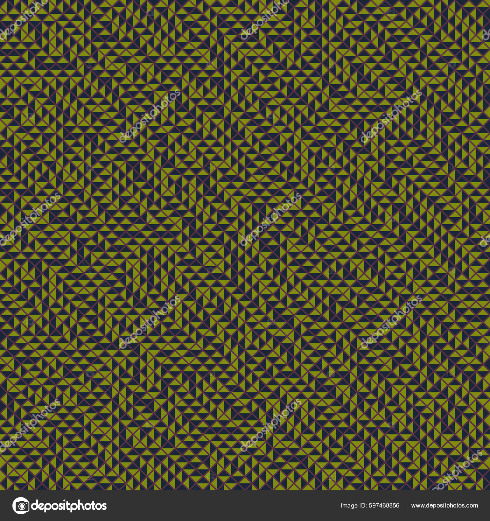 Color Rhombus Tile Tessellation Pattern Illustration Stock Vector Image ...