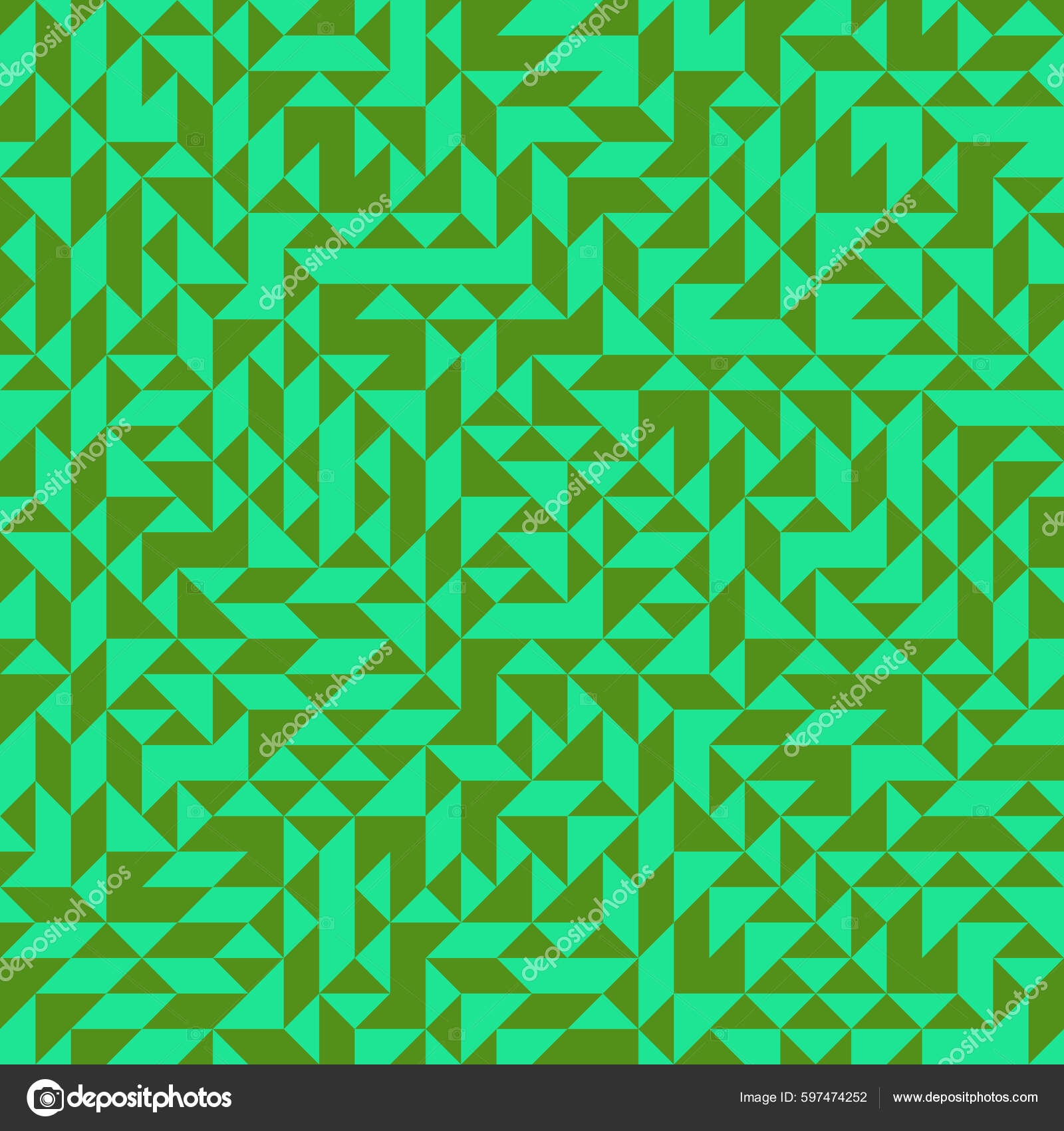 Color Rhombus Tile Tessellation Pattern Illustration Stock Vector by ...