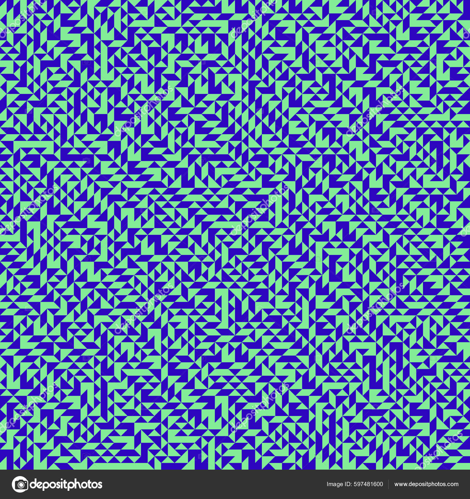 Color Rhombus Tile Tessellation Pattern Illustration Stock Vector Image ...