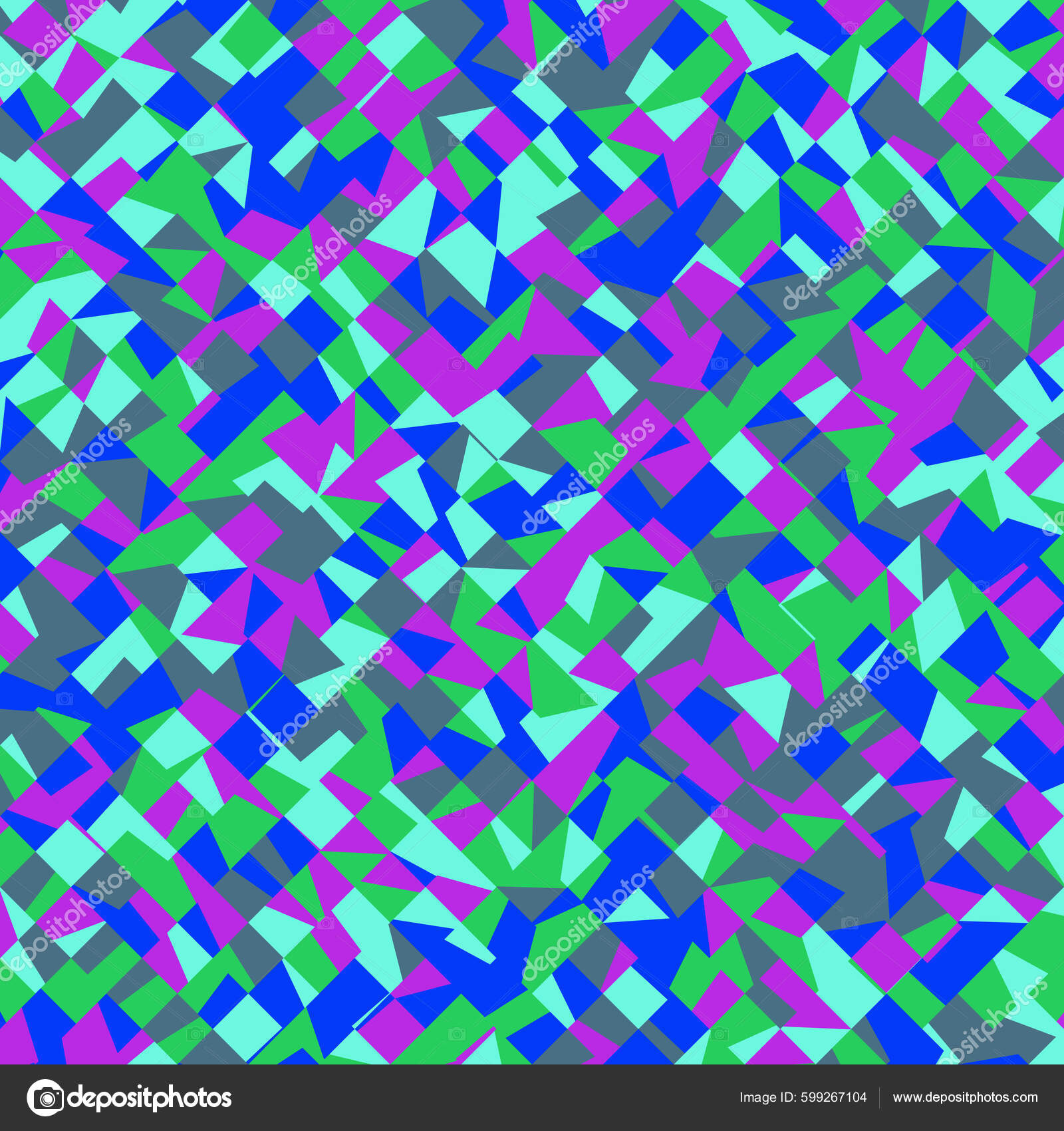 Color Rhombus Tile Tessellation Pattern Illustration Stock Vector Image ...