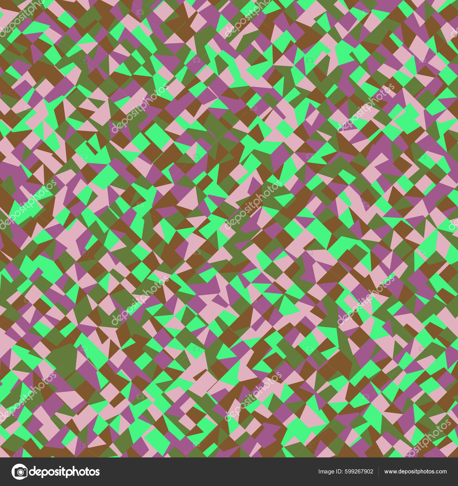 Color Rhombus Tile Tessellation Pattern Illustration Stock Vector Image ...