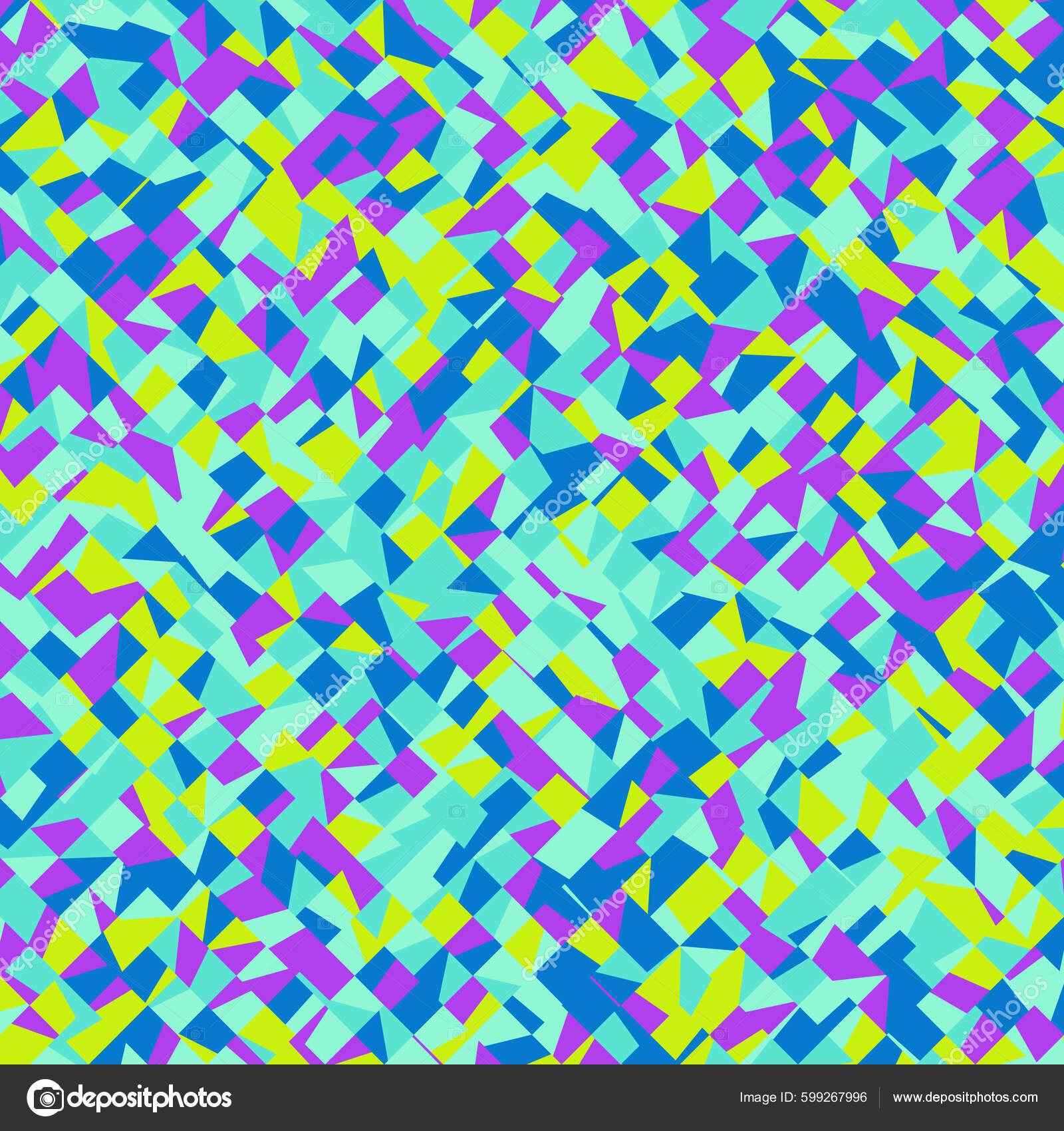 Color Rhombus Tile Tessellation Pattern Illustration Stock Vector Image ...