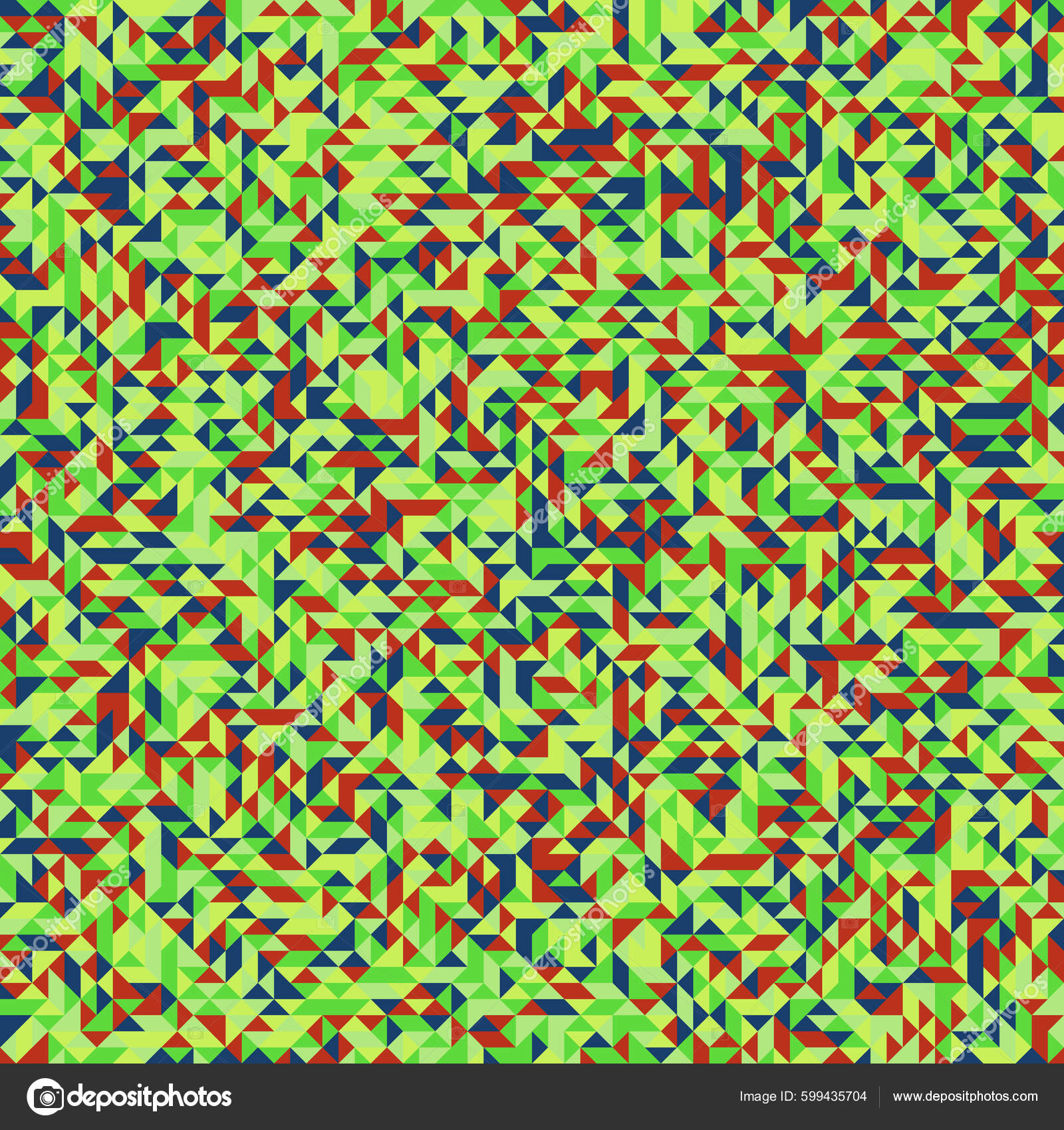 Color Rhombus Tile Tessellation Pattern Illustration Stock Vector Image ...