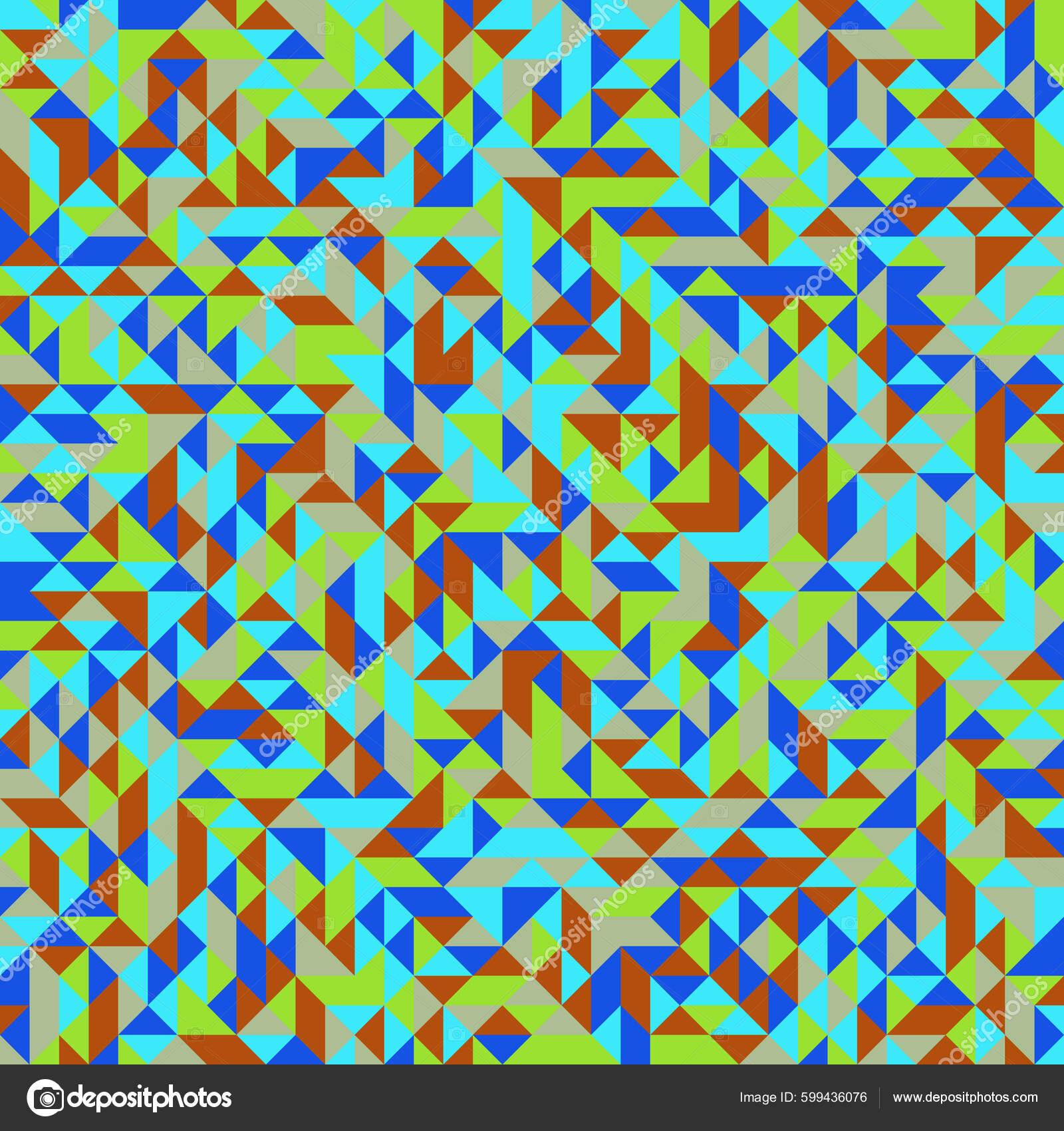 Color Rhombus Tile Tessellation Pattern Illustration Stock Vector by ...