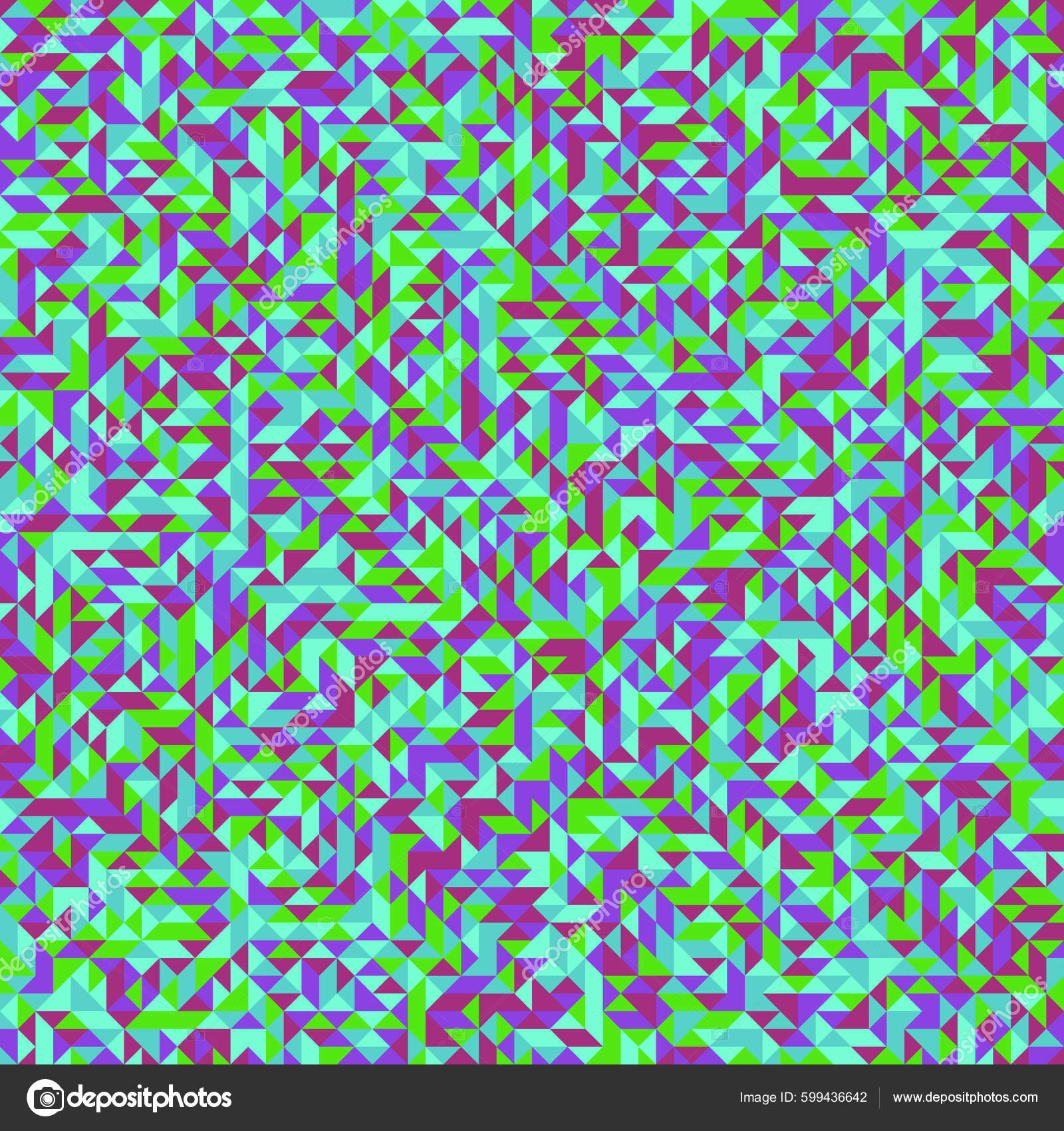 Color Rhombus Tile Tessellation Pattern Illustration Stock Vector Image ...