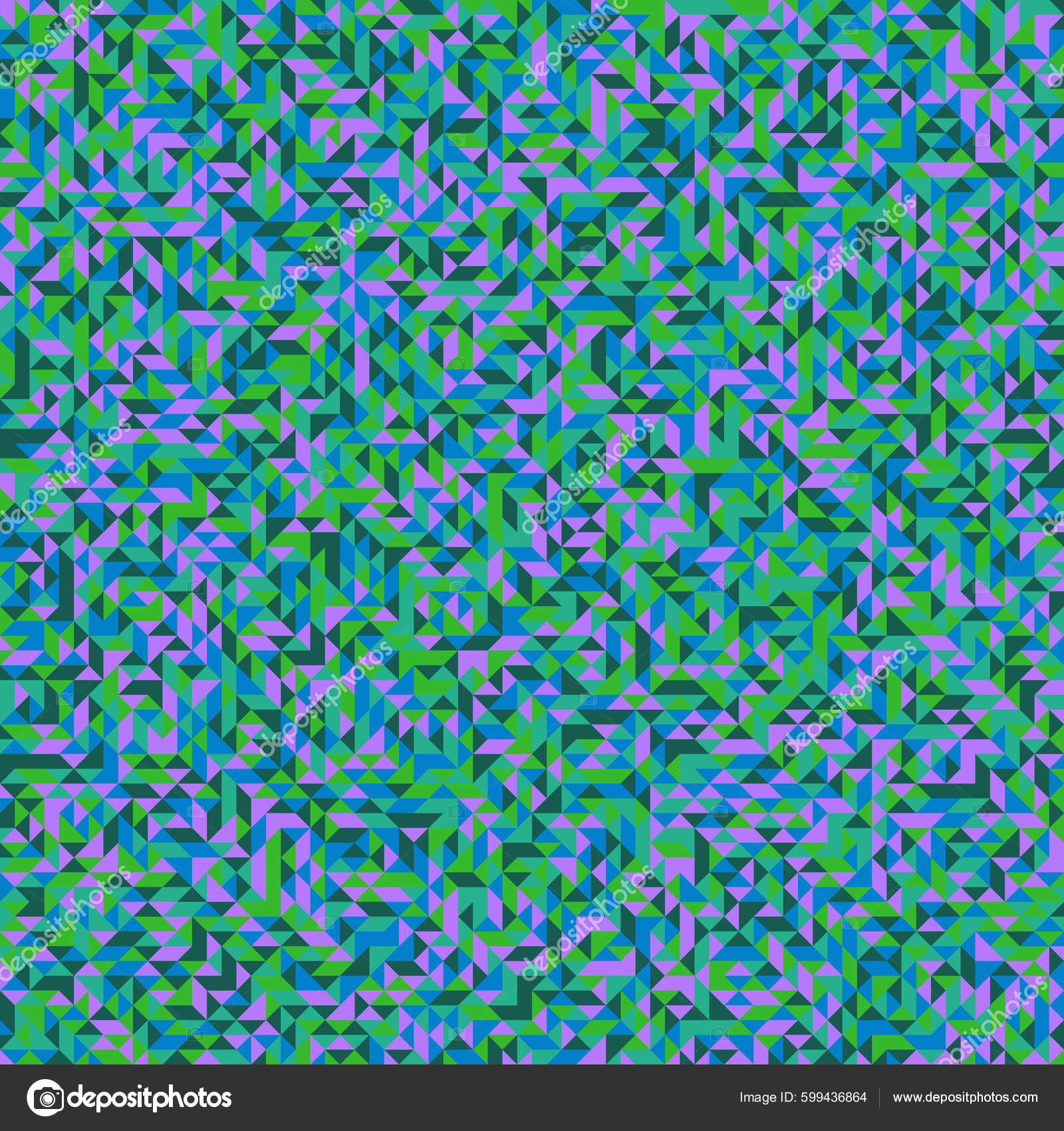 Color Rhombus Tile Tessellation Pattern Illustration Stock Vector Image ...