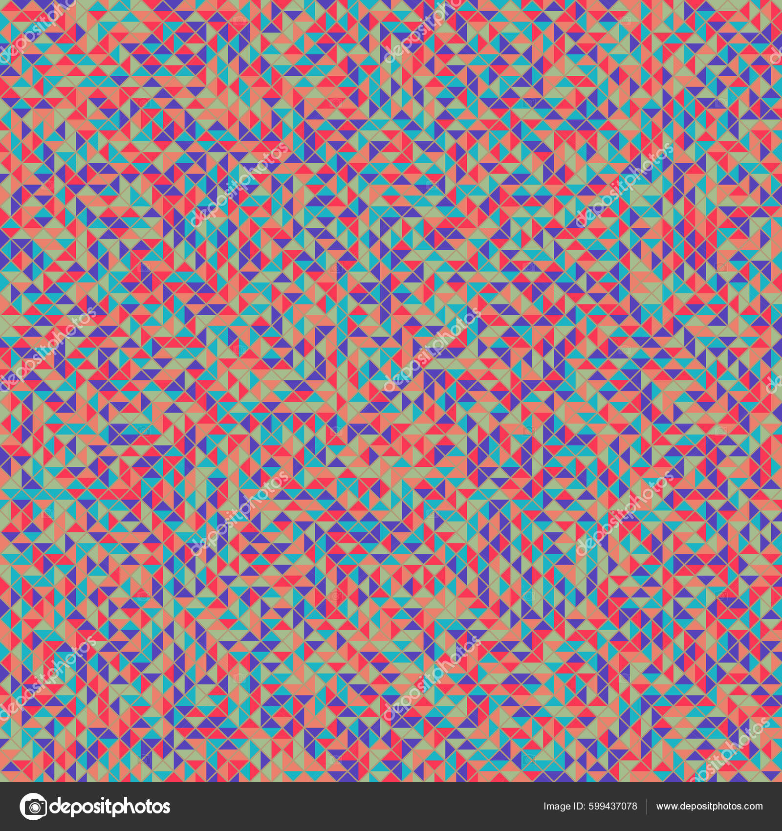 Color Rhombus Tile Tessellation Pattern Illustration Stock Vector Image ...