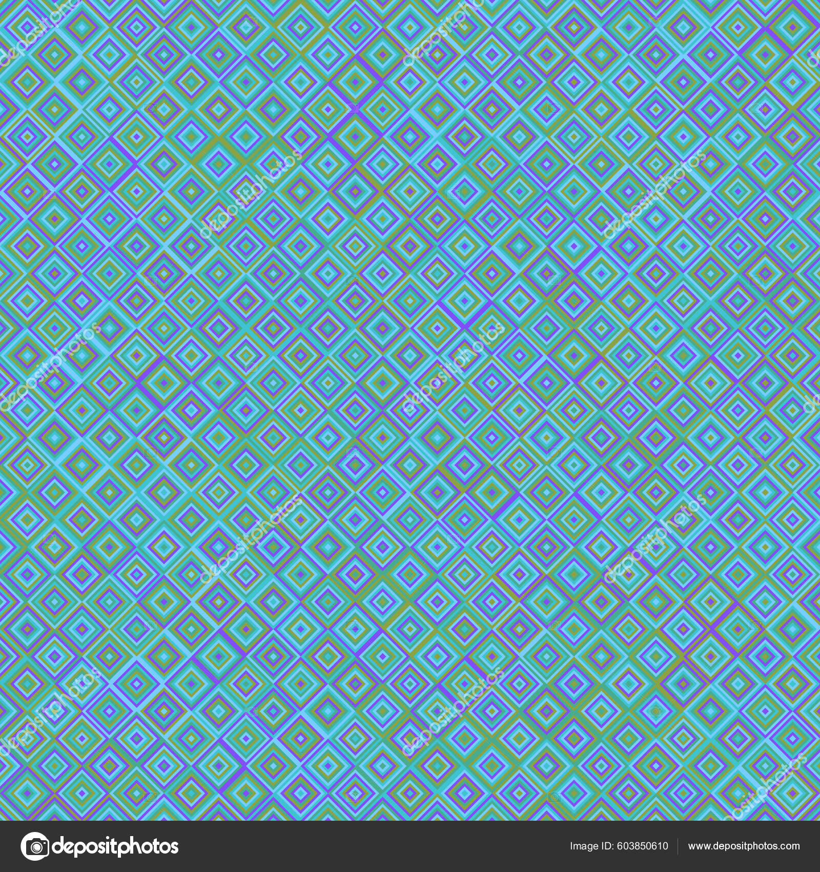 Color Rhombus Tile Tessellation Pattern Illustration Stock Vector by ...