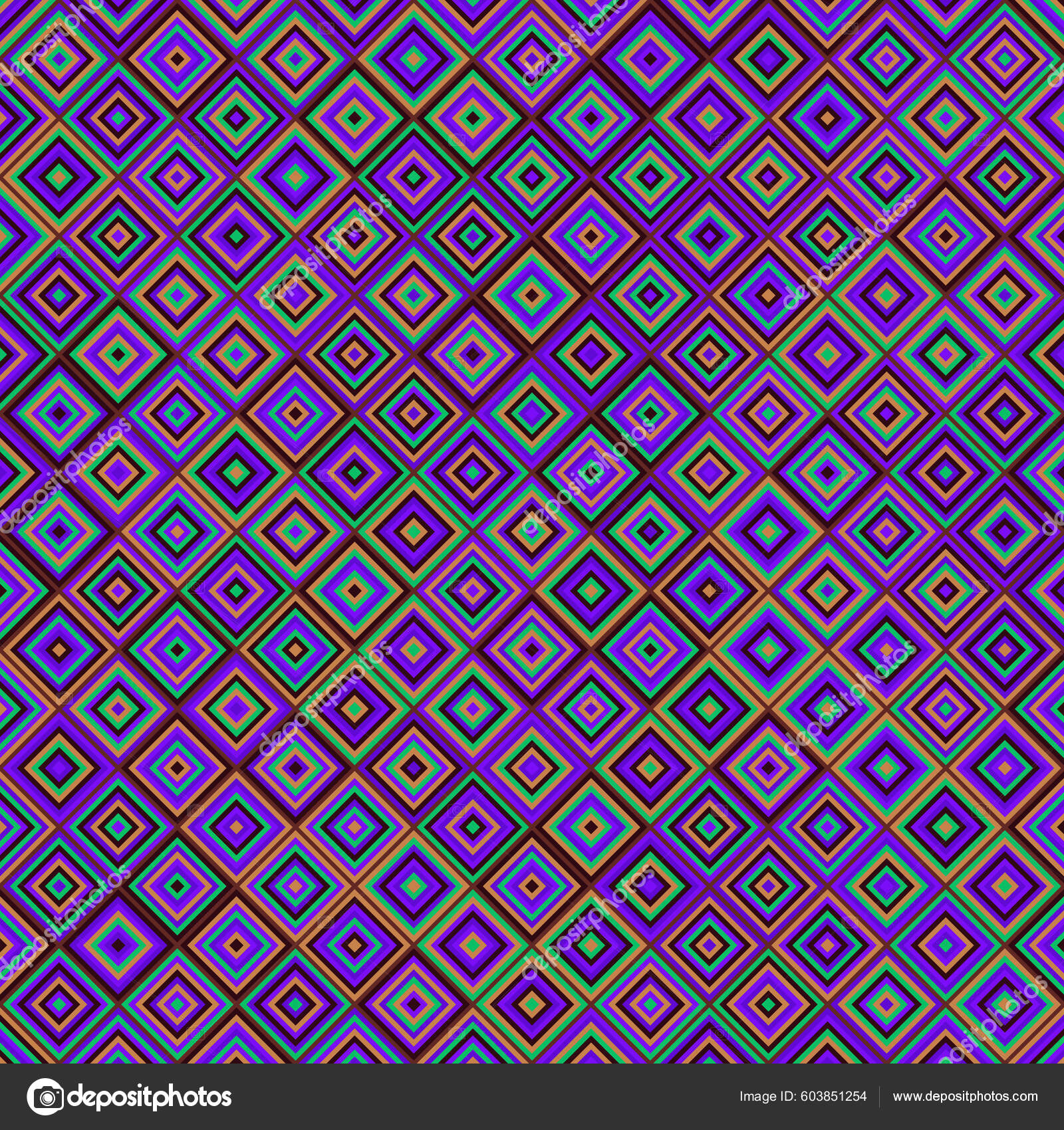 Color Rhombus Tile Tessellation Pattern Illustration Stock Vector Image ...