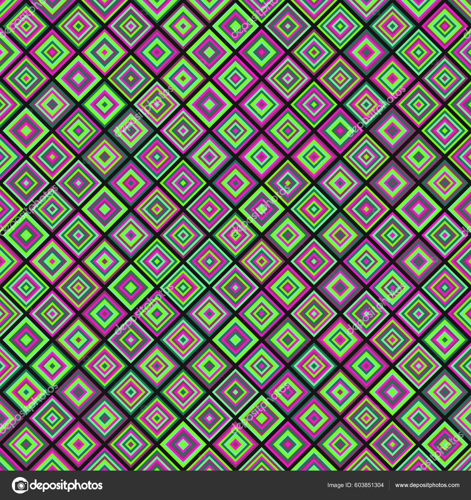 Color Rhombus Tile Tessellation Pattern Illustration Vector de stock ...