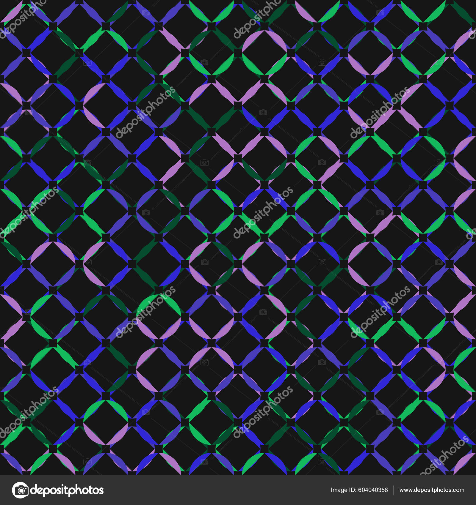 Color Rhombus Tile Tessellation Pattern Illustration Stock Vector by ...