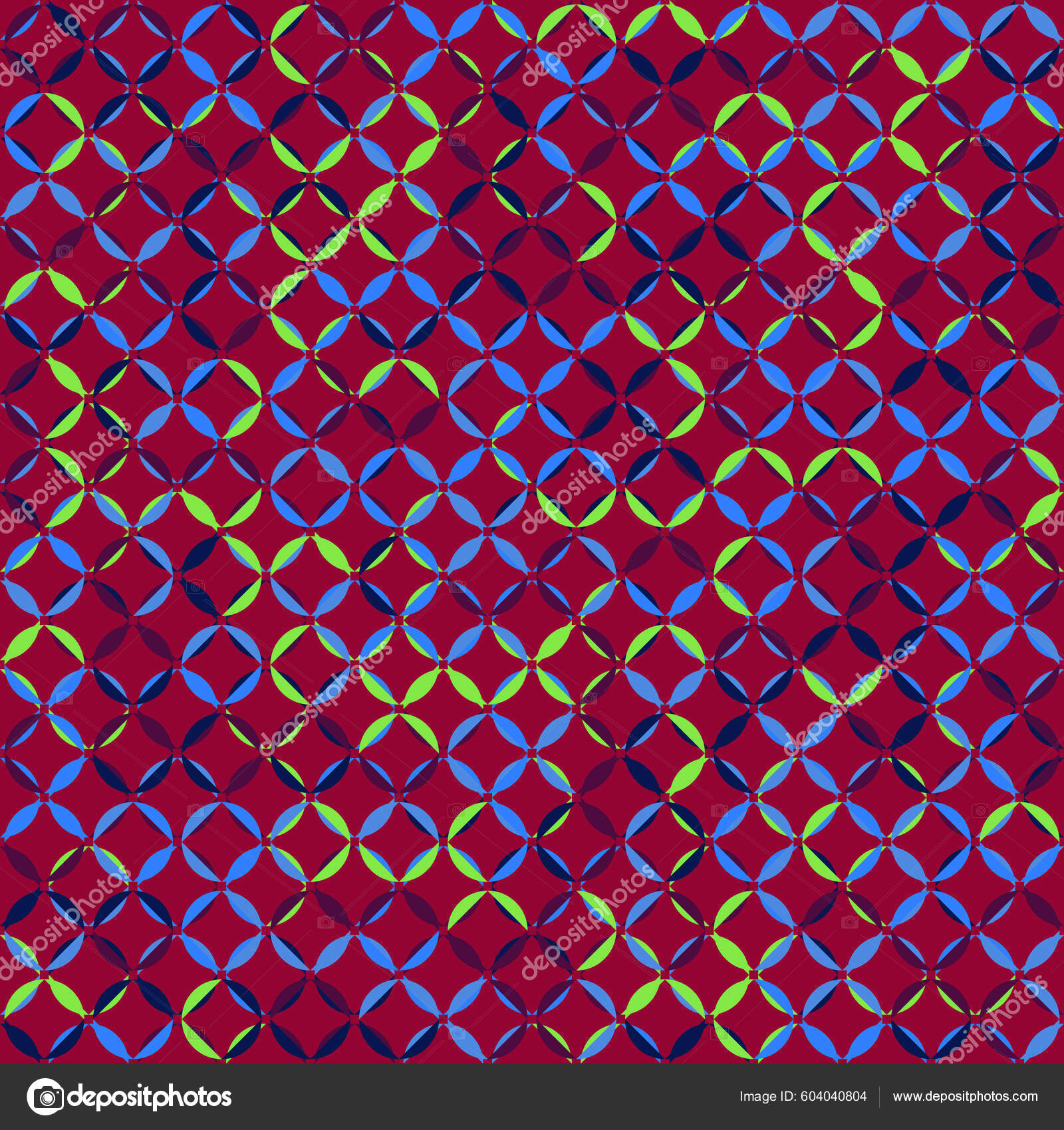 Color Rhombus Tile Tessellation Pattern Illustration Vector de stock ...