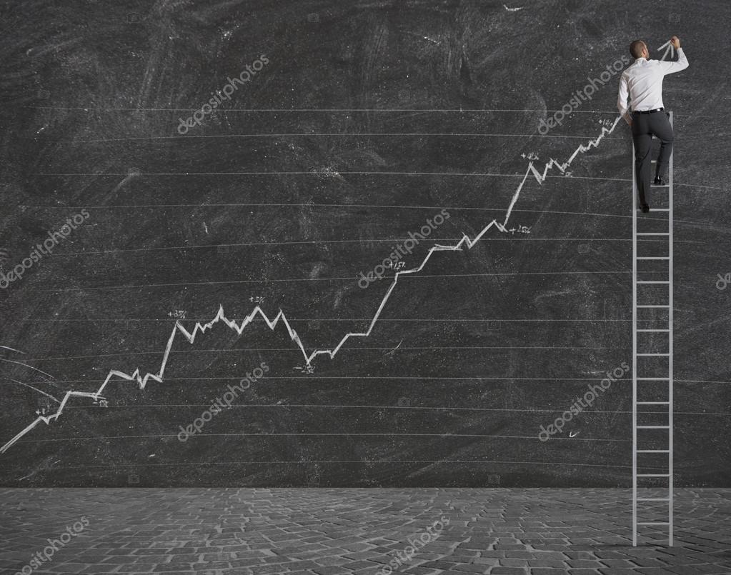 Positive statistical trend Stock Photo by ©alphaspirit 17597415