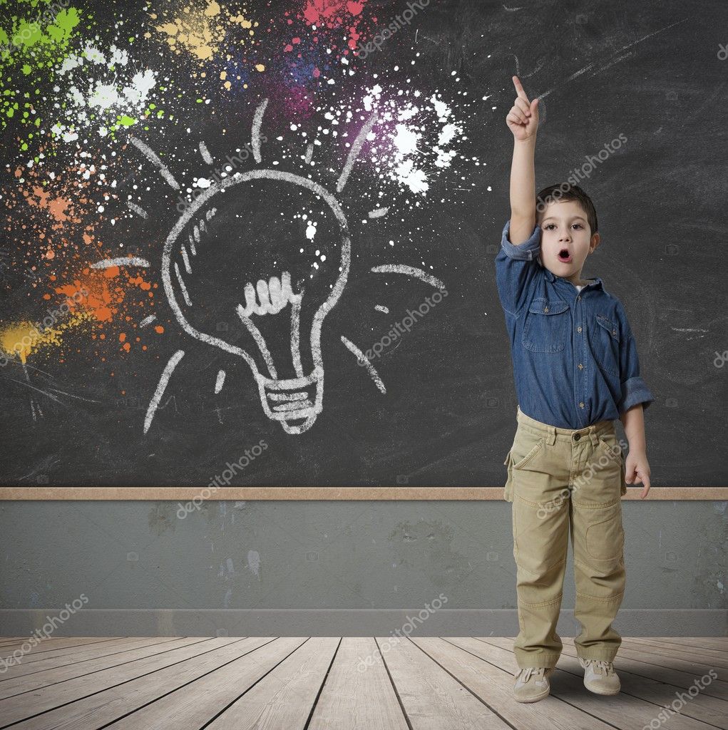 Idea of a happy child — Stock Photo © alphaspirit #18596719