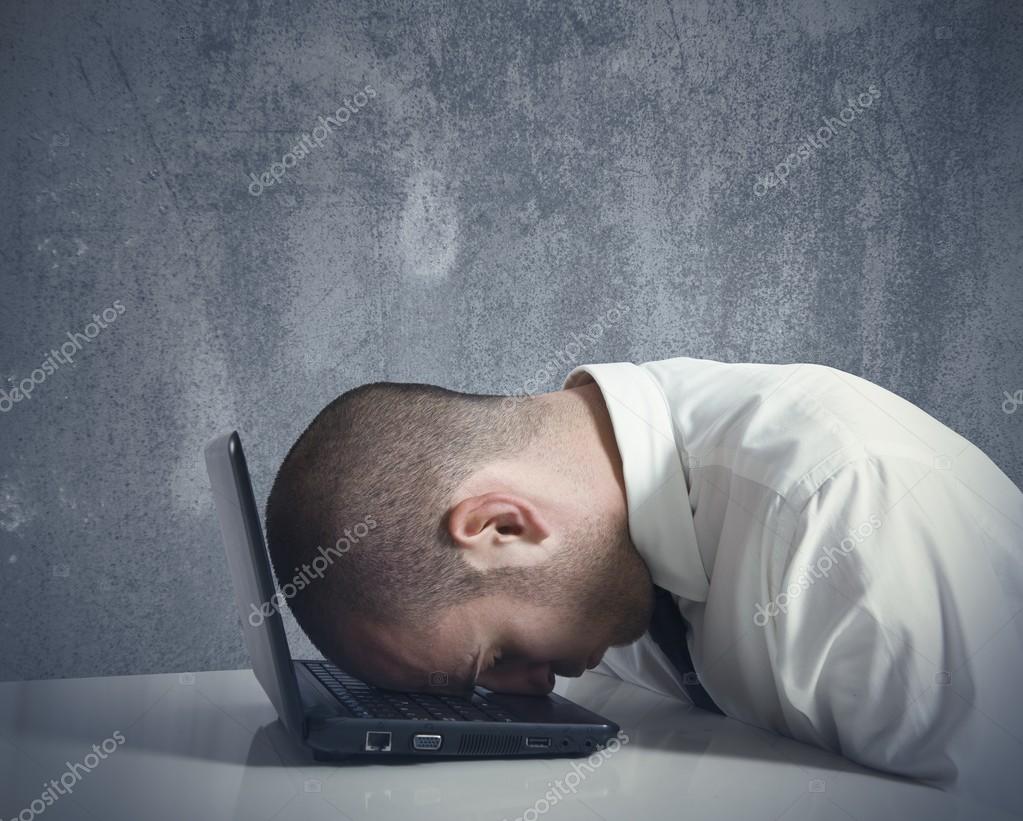 Stressed businessman ⬇ Stock Photo, Image by © alphaspirit #18937205 Stressed businessman ⬇ Stock Photo, Image by © alphaspirit #18937205
