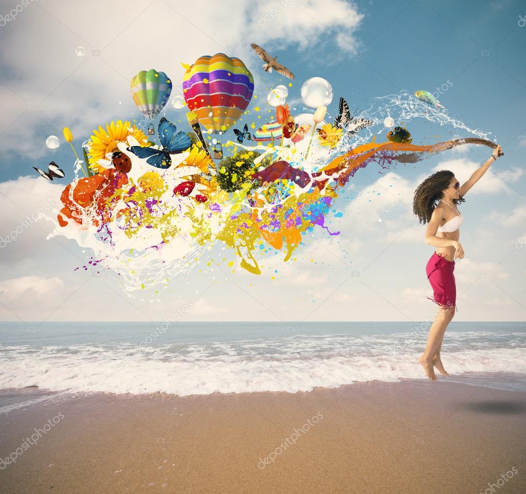 Summer explosion — Stock Photo © alphaspirit #25048915