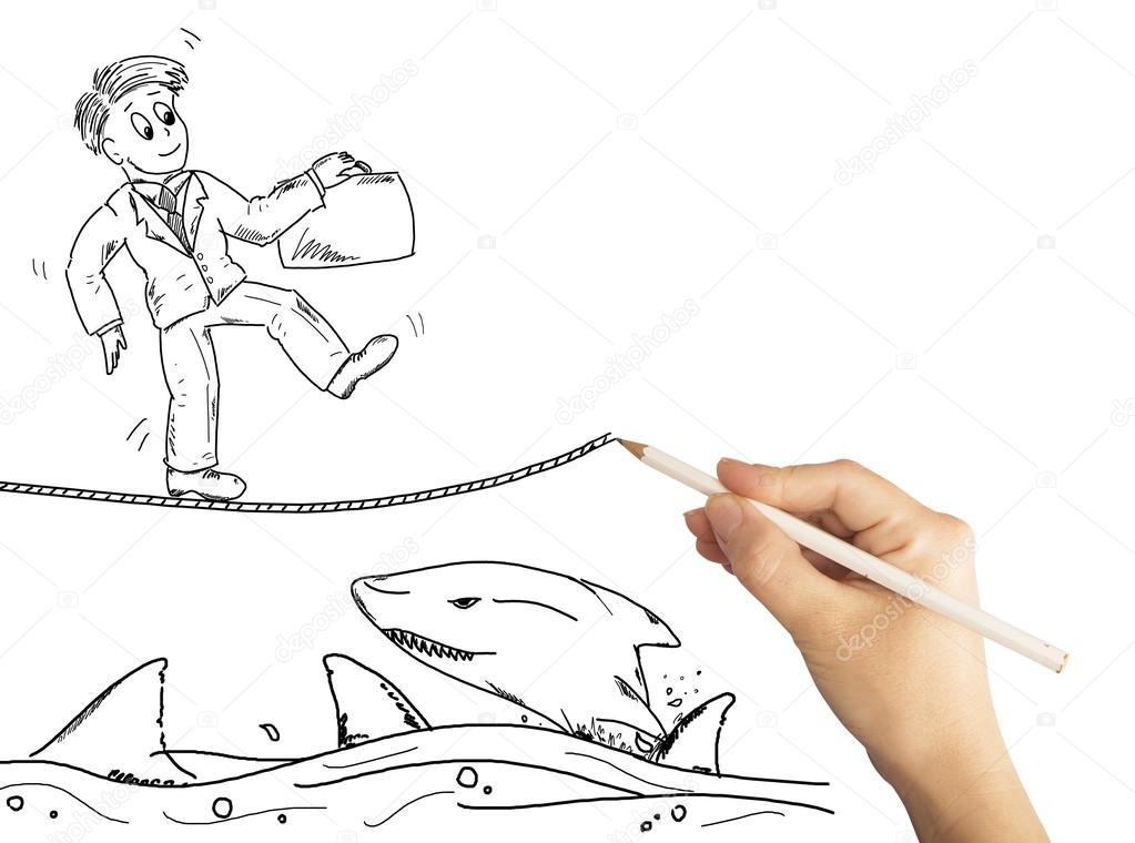 Drawing solution for problems Stock Illustration by ©alphaspirit #26345533