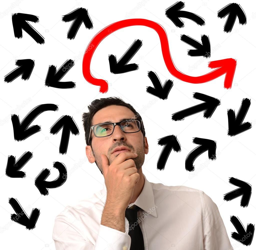 empresário confuso — Fotografias de Stock © alphaspirit #27067959