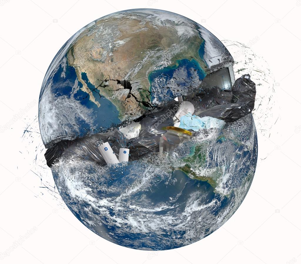 Garbage world — Stock Photo © alphaspirit #29338195