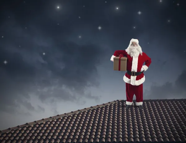 Santa on roof Stock Photos, Royalty Free Santa on roof Images ...