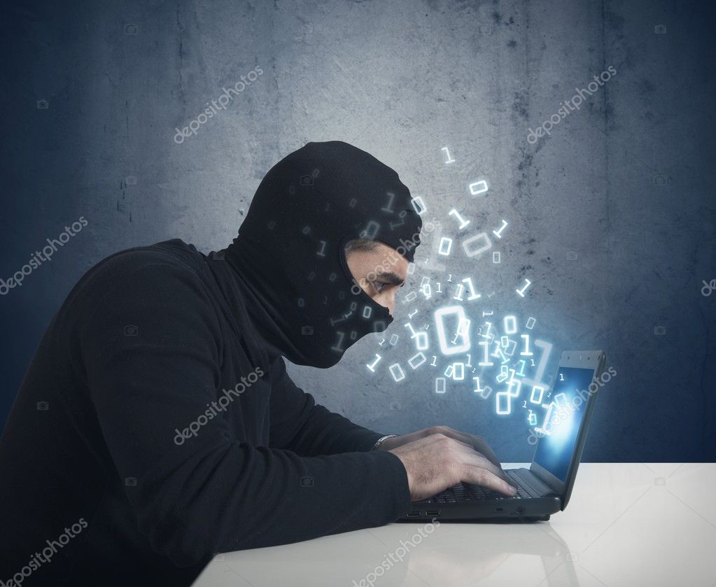 The hacker — Stock Photo © alphaspirit #35159003