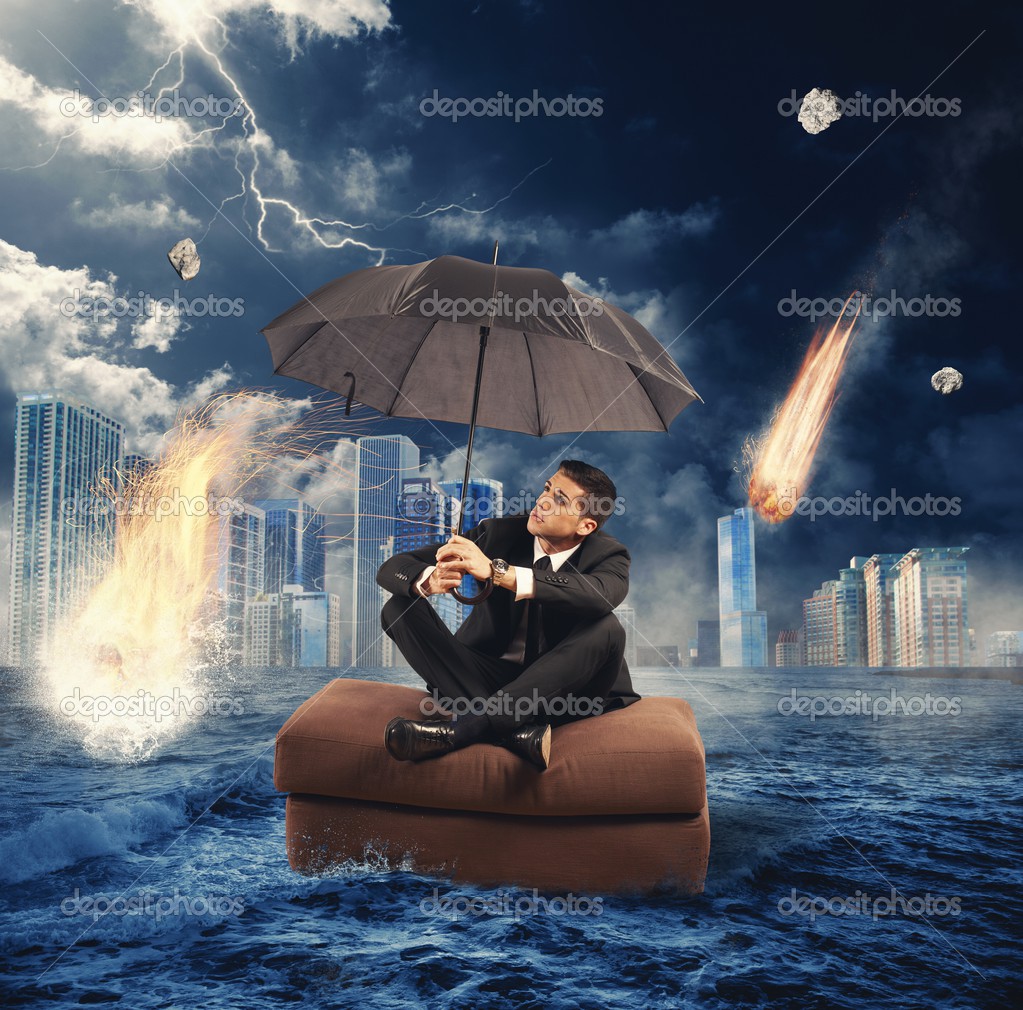 Market collapse — Stock Photo © alphaspirit #44865601