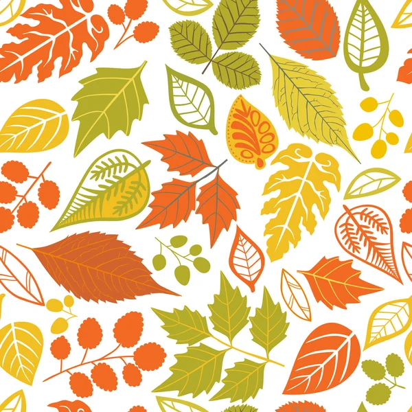A seamless pattern with leaf,autumn leaf background — Stock Vector ...