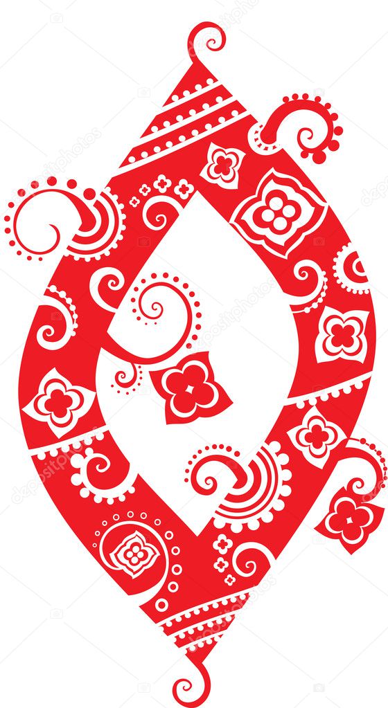 Stylized number zero symbol design Stock Vector Image by ©markovka ...