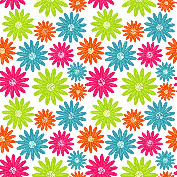 Bright floral seamless texture, endless pattern with flowers Stock ...