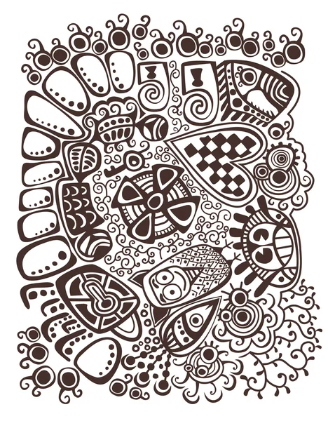 Doodle background — Stock Vector © markovka #7983493