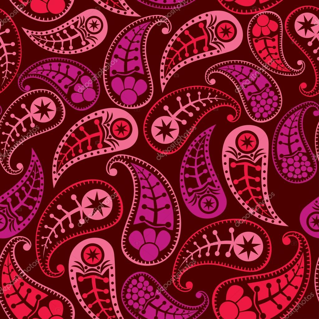Seamless paisley texture Stock Vector by ©markovka 21887139
