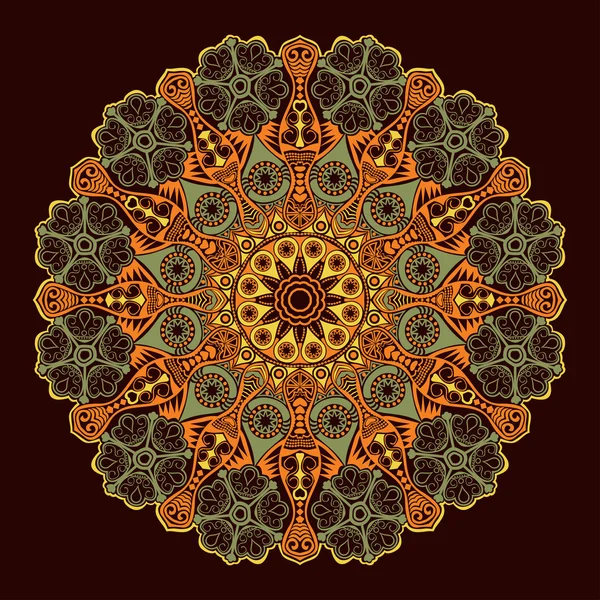 Ornamental round lace Stock Vector by ©markovka 7008879