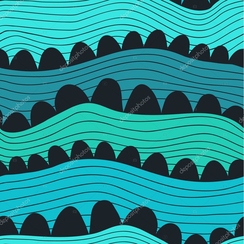 Seamless Waves Texture Wavy Background Copy That Square To The Side And Youll Get Seamlessly