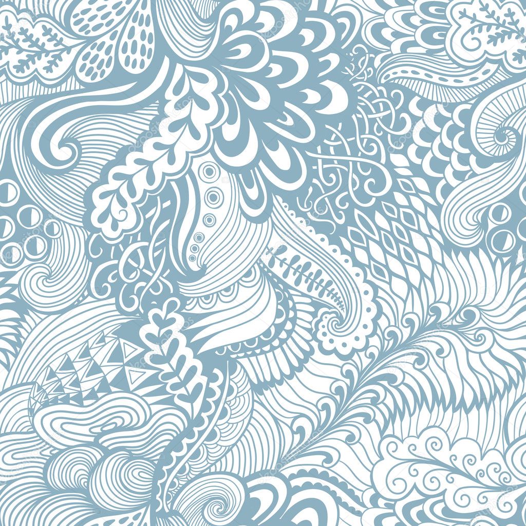 Textura sin costura vectorial con flores abstractas. Fondo infinito. 2024